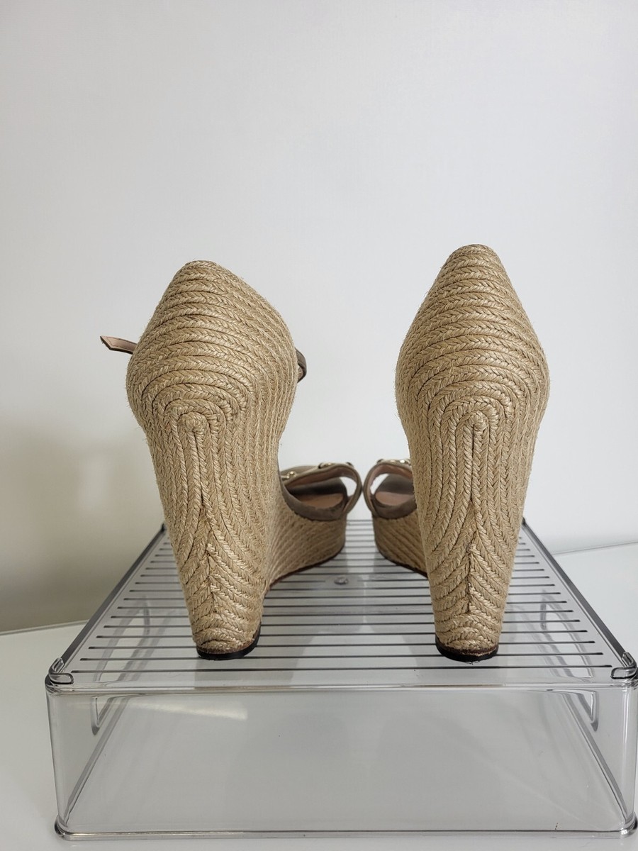 Gucci Espadrille Wedge Sandals Sz 36.5 (Read Description) | eBay Gucci Espadrille Wedge Sandals Sz 36.5 (Read Description) | eBay