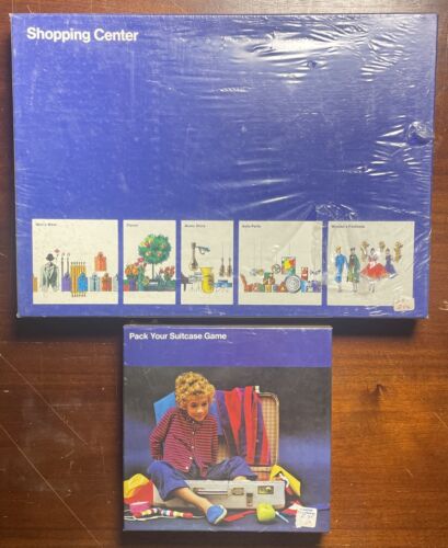 Vintage 70s Creative Playthings Toy Set Lot Shopping Center & Suitcase ...