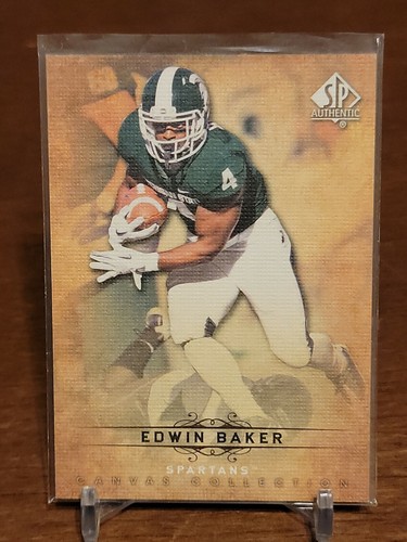 EDWIN BAKER RC 2012 UD SP AUTHENTIC CANVAS COLLECTION #CC-39 MICHIGAN ...