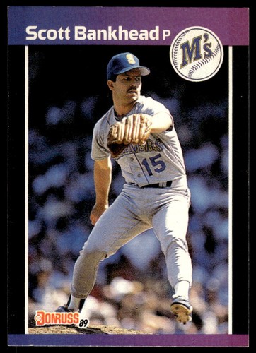 1989 Donruss Baseball Card Scott Bankhead Seattle Mariners #463 | eBay