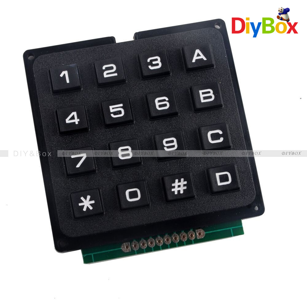 4X4 MATRIX ARRAY MOMENTARY 16 KEY SWITCH KEYPAD KEYBOARD MODULE FOR ...