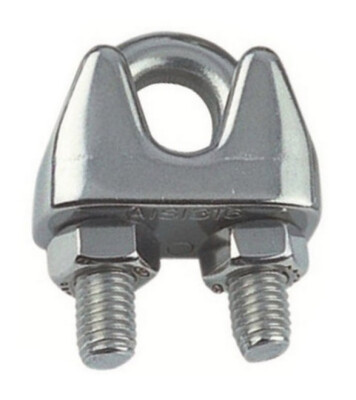 3mm Galvanised Wire Bulldog Rope Grips Rope Clamps | eBay UK