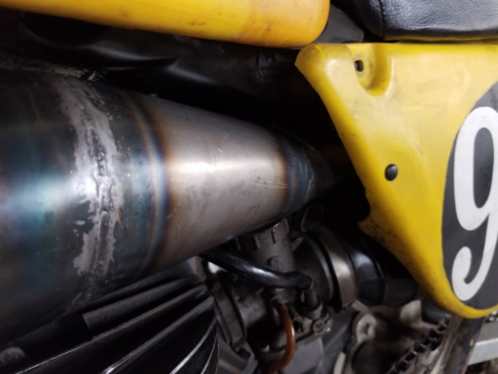 1978 YAMAHA YZ250 PFR PERFORMANCE REV PIPE & MUFFLER VINTAGE AHRMA | eBay