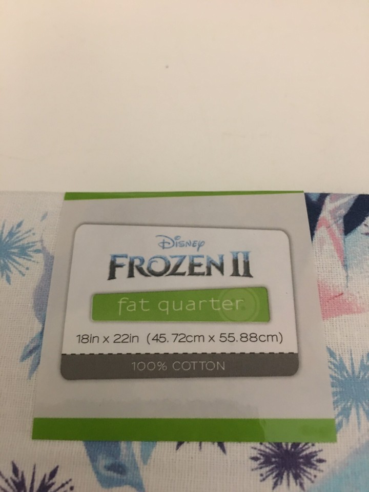 BRAND NEW DISNEY FROZEN 2 ELSA ELEMENT COTTON TOSS FABRIC FAT QUARTER ...