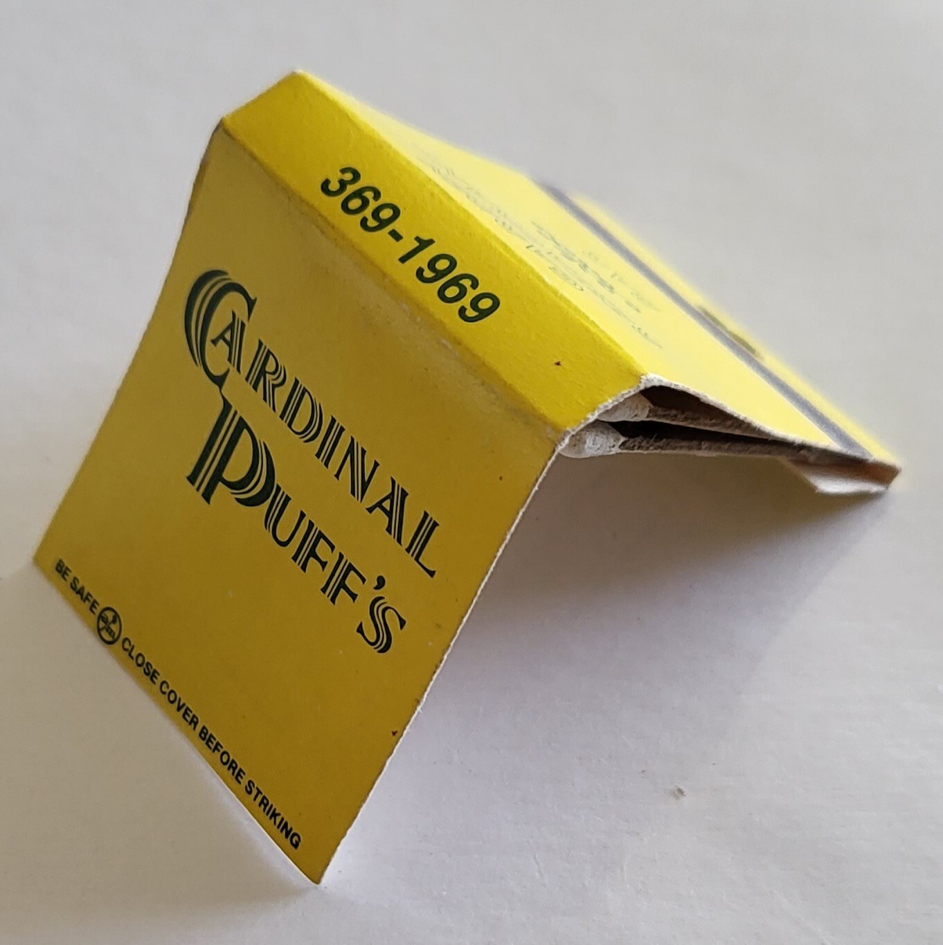 Vintage Unstruck Matchbook....Cardinal Puff’s Restaurant in Dallas ...