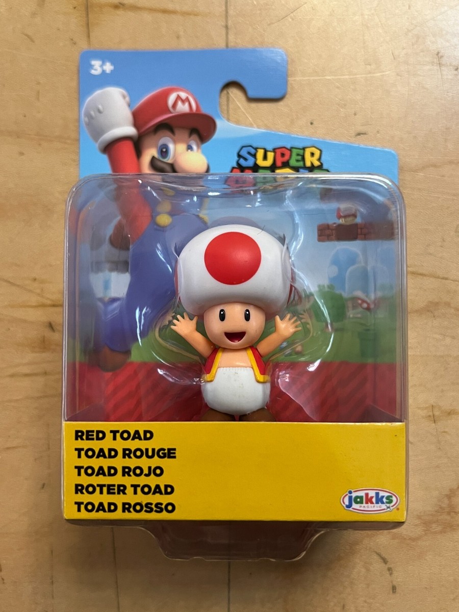 Red Toad From Mario 7cm Super Mario Bros Plush Cute Red Toad Mushroom