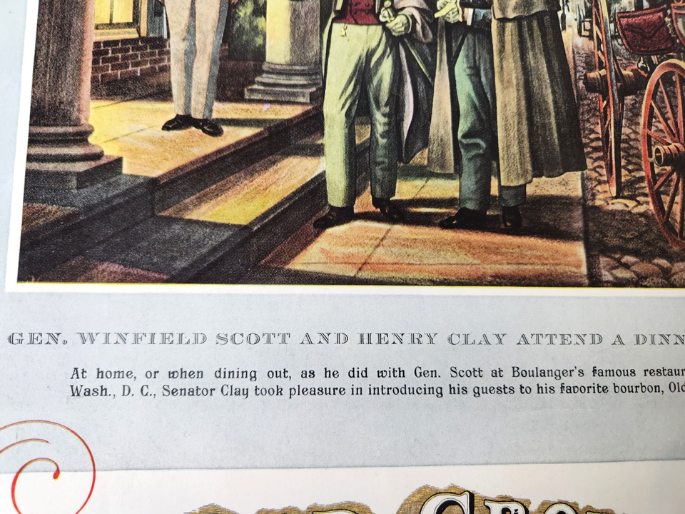 Henry Clay Winfield Scott Old Crow Kentucky Whiskey Vtg 1956 Ad ...
