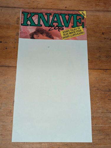 Vintage Knave Magazine August 1981 Volume 13 Number 8 UK Glamour ...