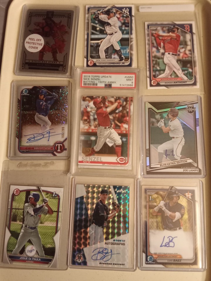 Lot of Autographed - Graded - Rookies - PSA - Refractor Baseball Cards ...