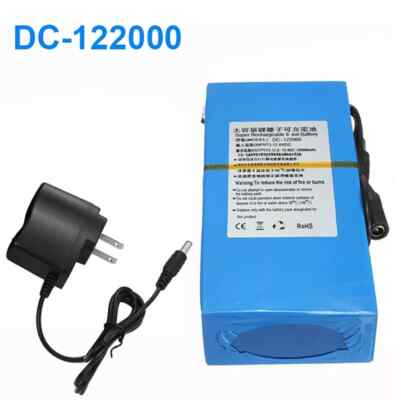 DC-122000 12V 20000mAh Powerful Rechargeable Li-ion Battery for CCTV ...