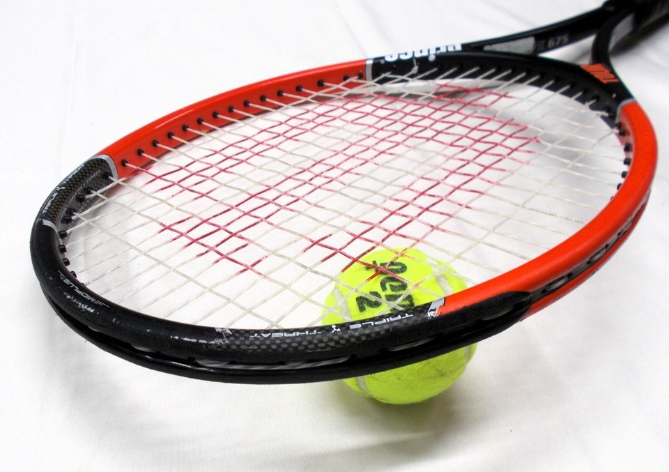 PRINCE DIABLO TOUR SERIES MIDPLUS TRIPLE THREAT TENNIS RACQUET, 100 sq ...