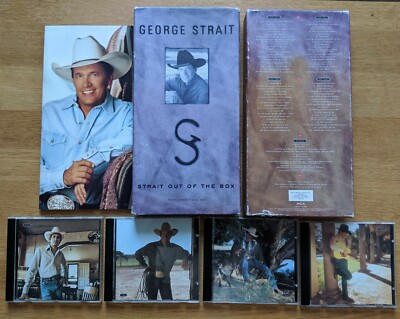 George Strait - Strait Out Of The Box (US 4 CD Box Set 1995 with Book ...