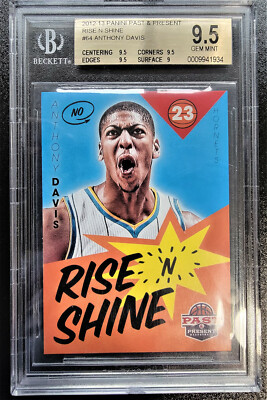 Anthony Davis Rookie Card 2012 Panini Past & Present GEM MINT 9.5 BGS ...