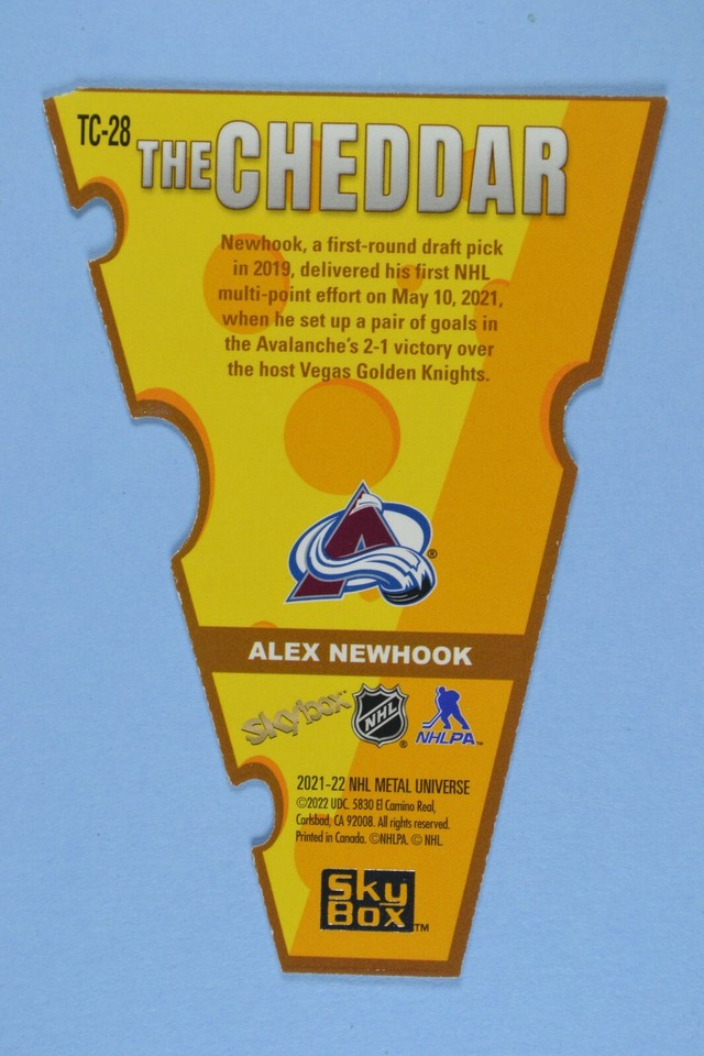 2021-22 Metal Universe The Cheddar #TC28 Alex Newhook | eBay