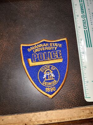 Vntg Obsolete Sheriff Police Department Office Patch Savannah State ...