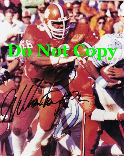 Clemson Tigers WILLIAM PERRY autograph signed auto Bears SB 8x10 ...