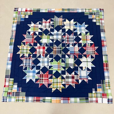 Handmade Night Sky Baby Quilt Top 47x47" Pieced~ BABY/BED/Wall Decor | eBay