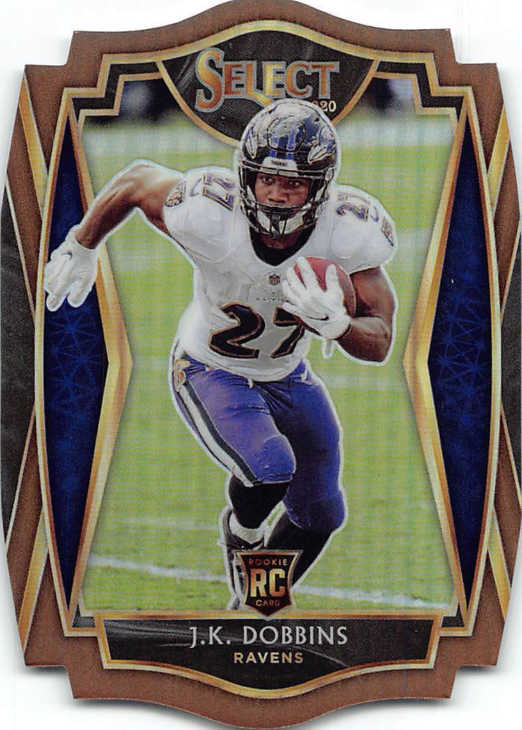 2020 Panini Select #152 J.K. Dobbins RC /355 Copper Prizm Die Cut | eBay