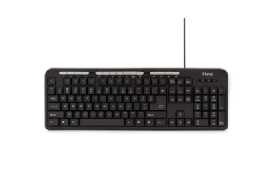 IHome Corded Multi-Media Keyboard Multimedia Controls USB Connection ...