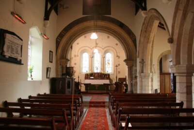 Photo 6x4 St.Lawrence & St.George's nave Springthorpe View west to the ...