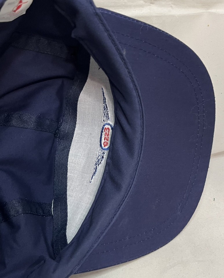 Vtg Esso Jet Fuel Snapback Hat Gas Station Oil Company Wings Logo 5 Panel Cap | eBay