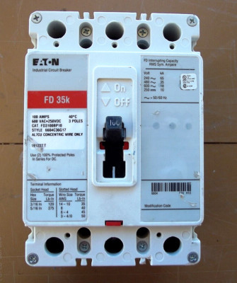 EATON FD3100BP10 circuit breaker, 42b | eBay