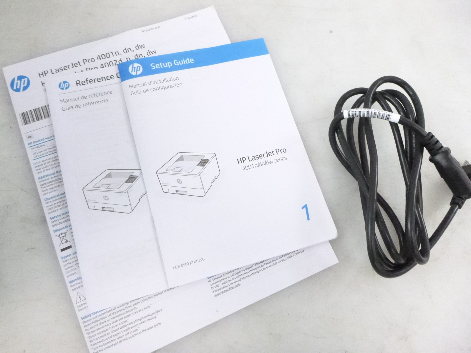 Non Working new HP Laserjet Pro 4001N Has a brand new OEM W1480A Toner ...