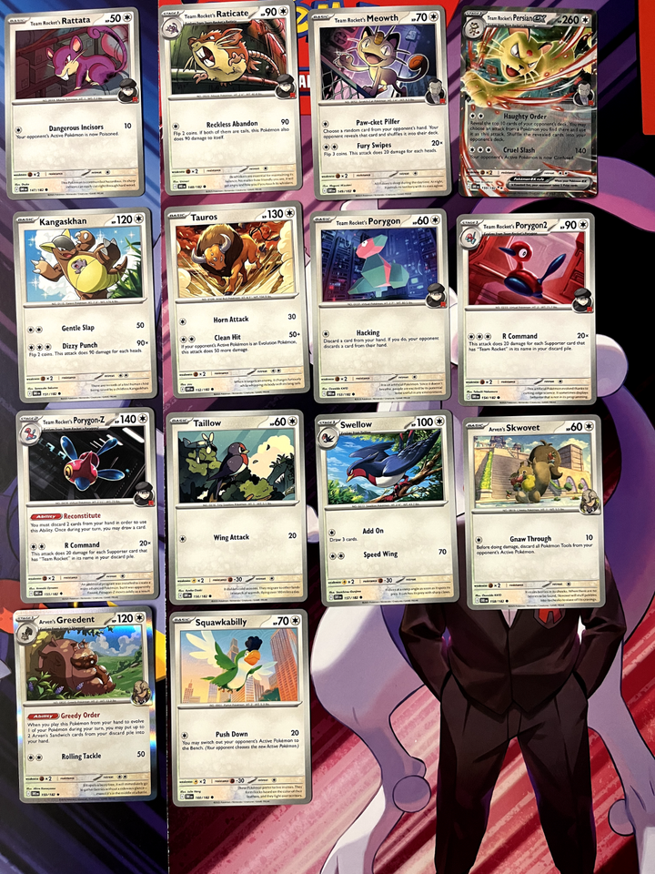 Destined Rivals Main Master Set 182/182 | EXs Included (No Reverse ...