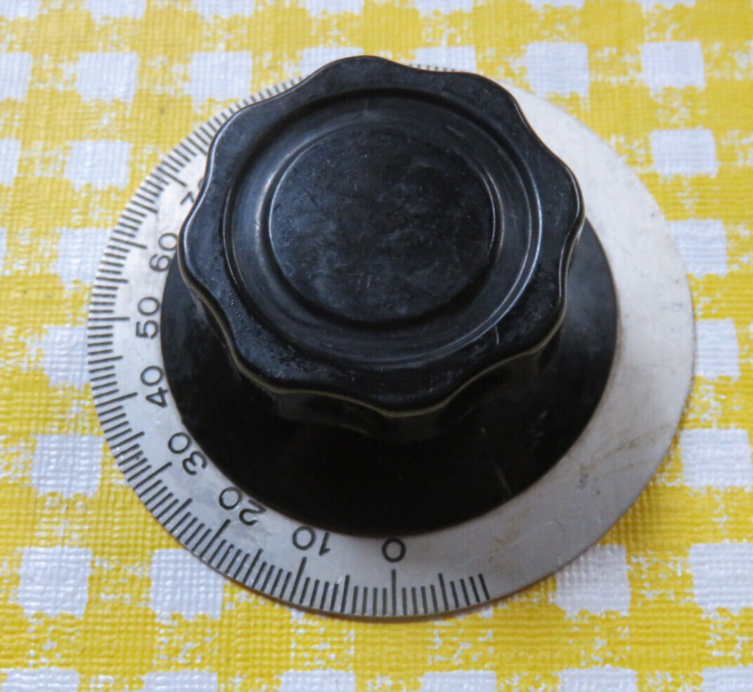 Large Knob with Graduations 2-3/4" Diameter Fits 1/4" Shaft | eBay