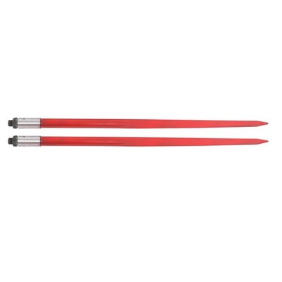 2Pcs Hay Bale Spear 49" 4500 lbs Capacity Spike Fork For Tractors ...