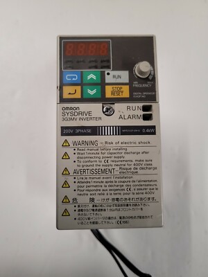 Variable Frequency - Omron Inverter