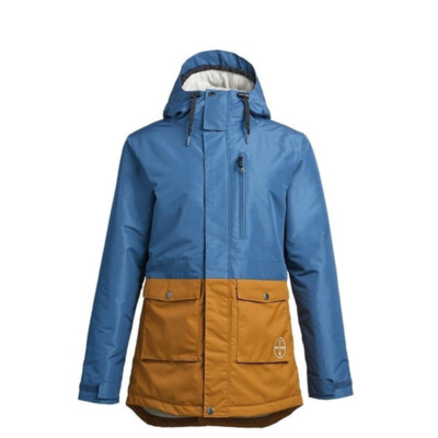 Airblaster Stay Wild Parka Jacket 2020 Ladies in Navy Grizzly - Size ...