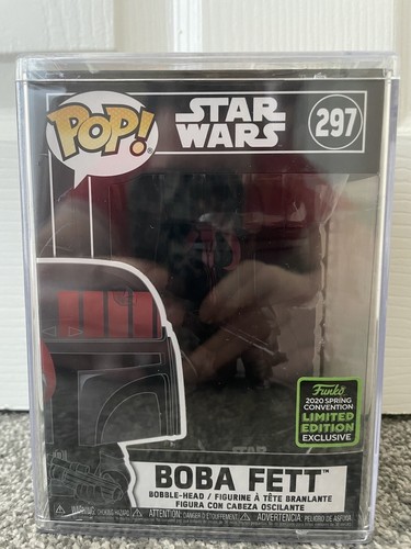 Star Wars: Boba Fett Funko Pop #297 (2020 Spring Convention Ltd Ed ...