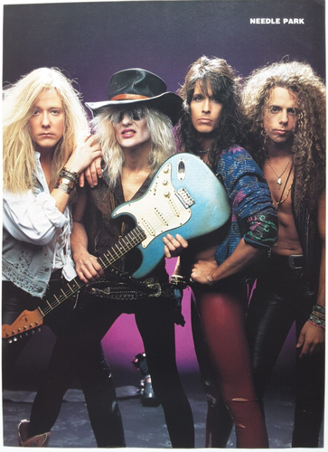 C.C DEVILLE POISON KELLY HANSEN HURRICANE VINTAGE MAGAZINE PINUP POSTER ...