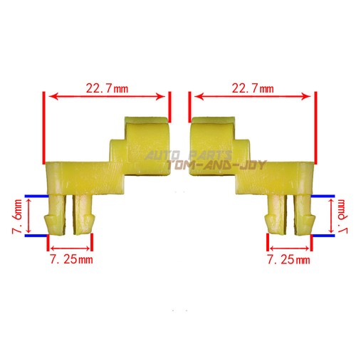 Each 10 Pcs 69293-12030 & 69293-12040 Door Lock 5mm Size Rod Clip ...