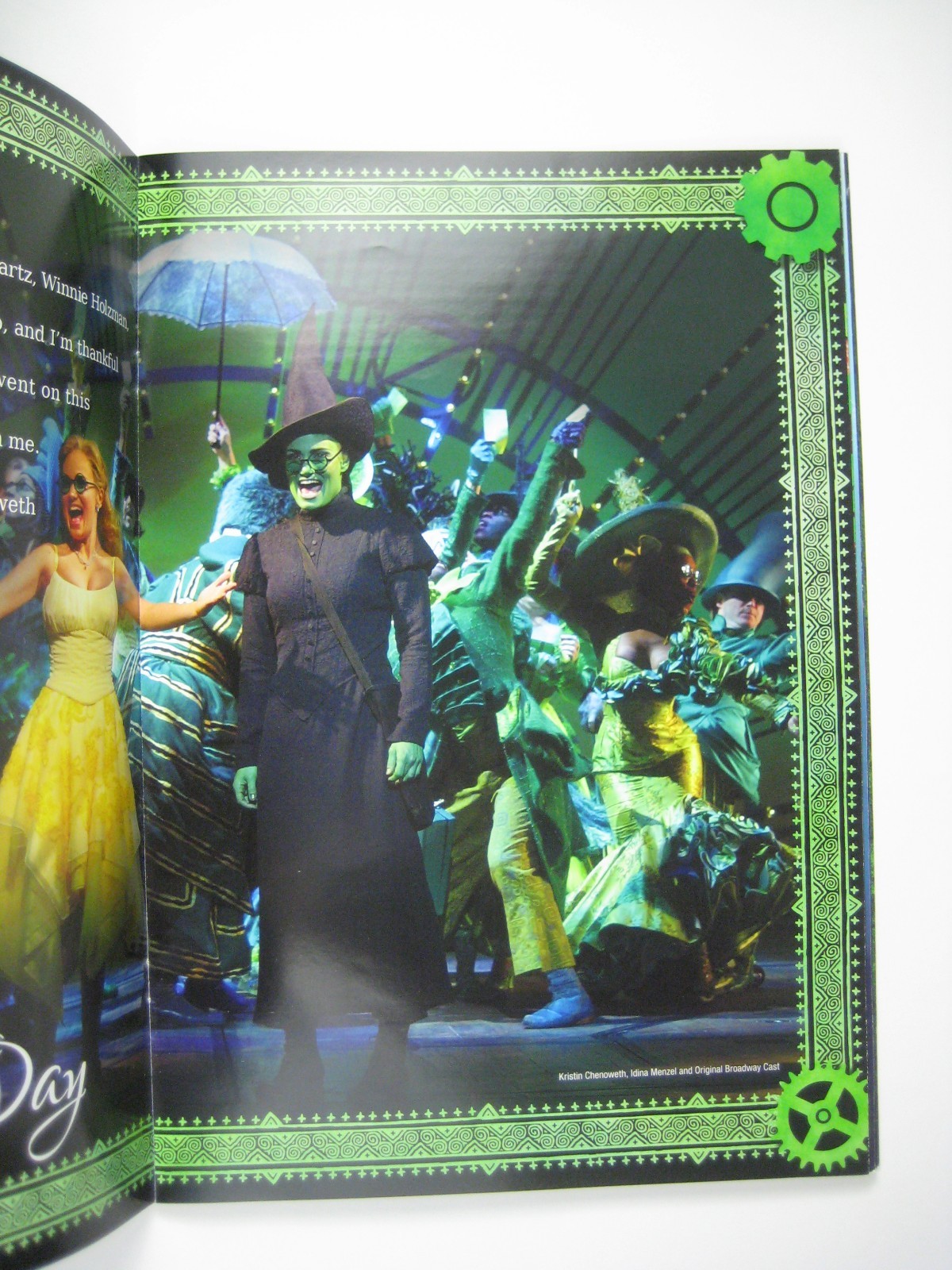 Wicked 2013 Show Program Theatre Broadway Indina Menzel Kristin ...