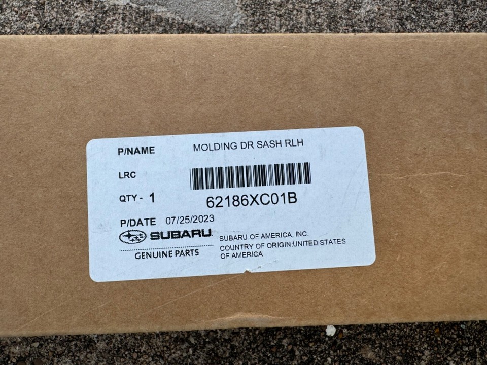 2019-2022 Subaru Ascent Upper Left Molding 62186XC01B OEM | eBay