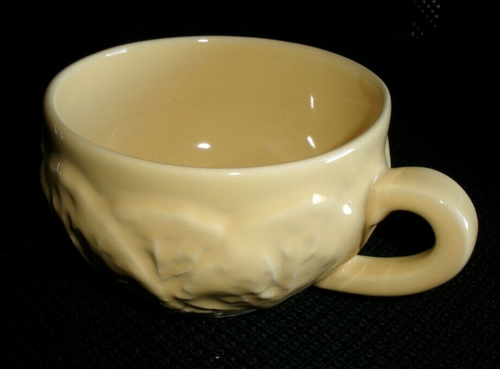 Vintage Secla Portugal Art Pottery Yellow Cabbage Leaf Majolica Cup Mug ...