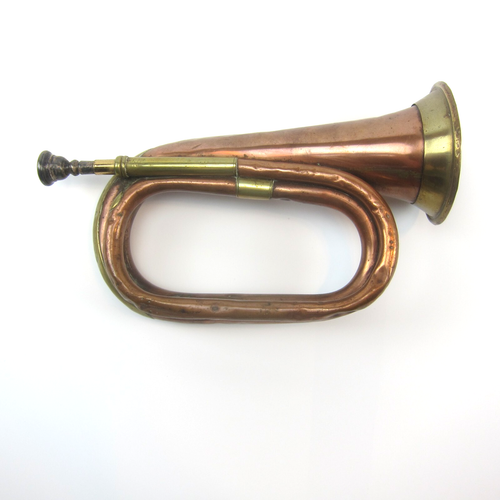 Antique WWI British Army Brass & Copper Military Bugle Horn Besson & Co ...