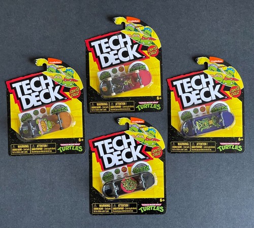 Tech Deck TMNT Teenage Mutant Ninja Turtles Nickelodeon Santa Cruz FULL ...