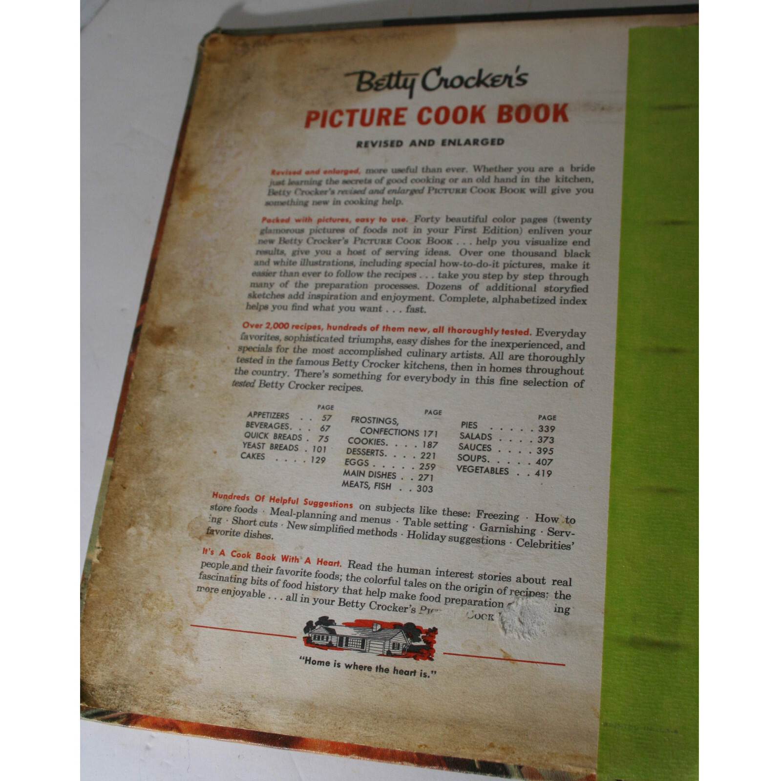 Vintage Betty Crocker Picture Cook Book ~~ 5 Ring Hardcover Binder ...