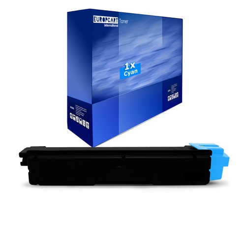 Europcart Patrone CYAN ersetzt Kyocera TK5135 TK-5135 TK-5135C TK5135C ...