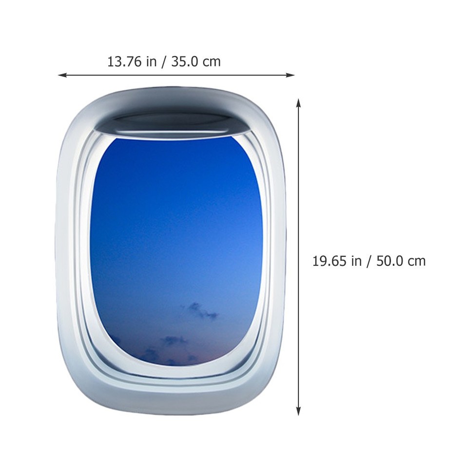 3 Pcs Removable Wall Decals Fake Window Sticker Airplane for Kids | eBay Australia