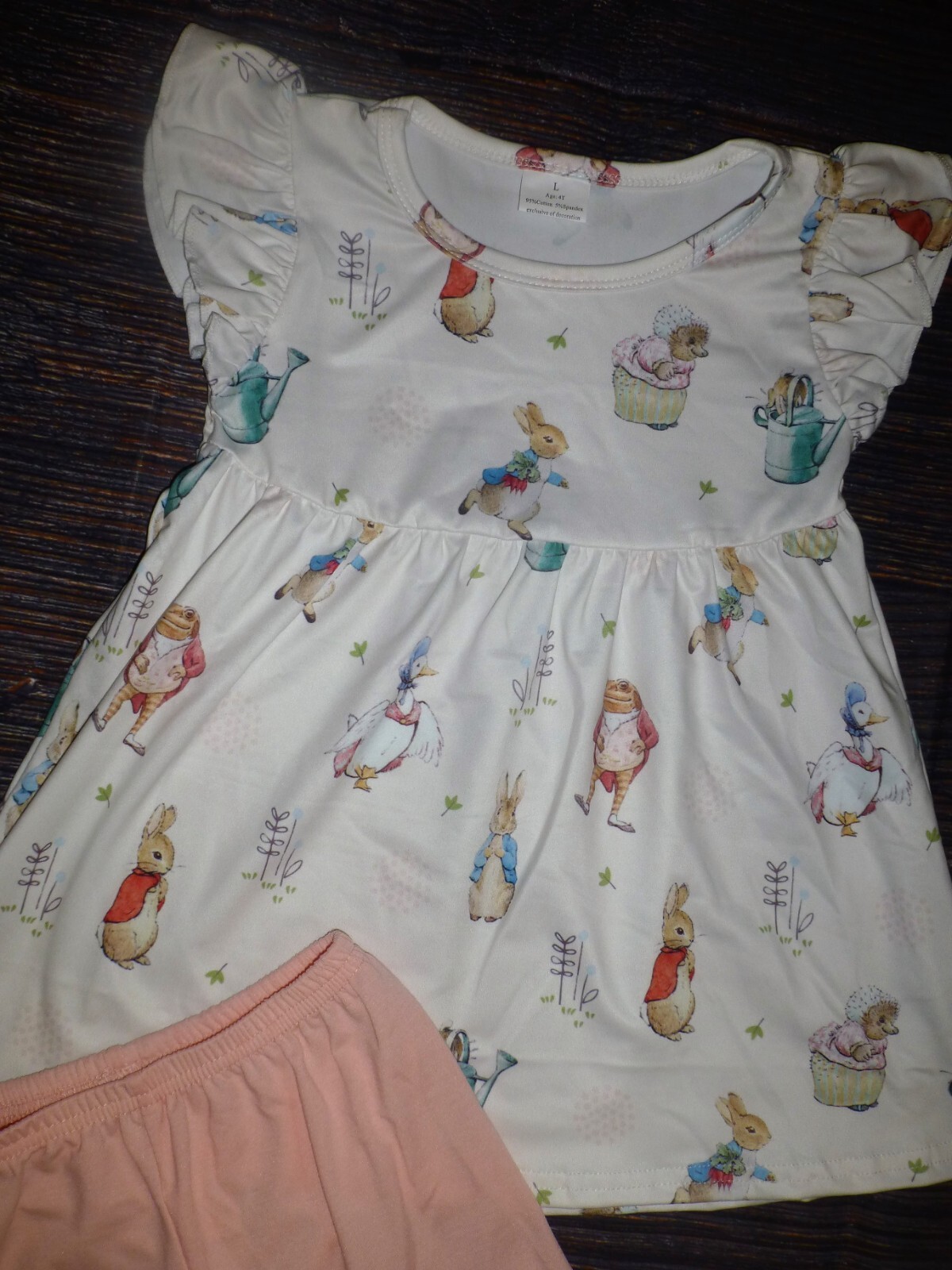 NEW Boutique Peter Rabbit Easter Bunny Tunic Dress & Shorts Girls ...