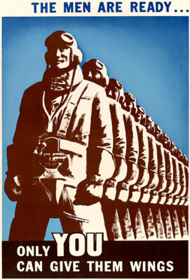 The Men Are Ready - Give Them Wings - 1940's - World War II ...
