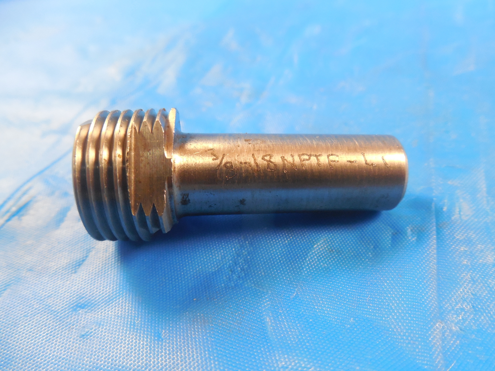 3/8 18 NPTF L1 PIPE THREAD PLUG GAGE .375 N.P.T.F. 3/8-18 3 STEP ...