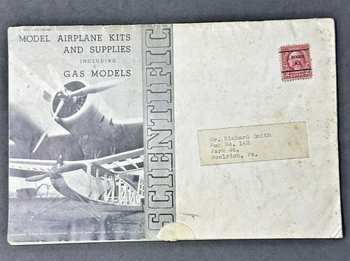 Rare 1937 Scientific Model Airplane Kits & Supplies Catalog + Rare .02 ...