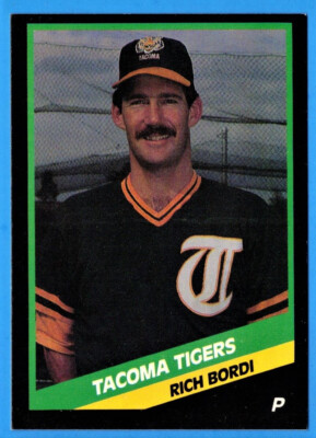 Rich Bordi 1988 CMC Tacoma Tigers # 1 (ex-mt) Oakland A's | eBay