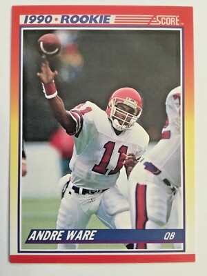 Andre Ware, Houston Cougars Detroit Lions, 1990 Score #292, ROOKIE CARD ...