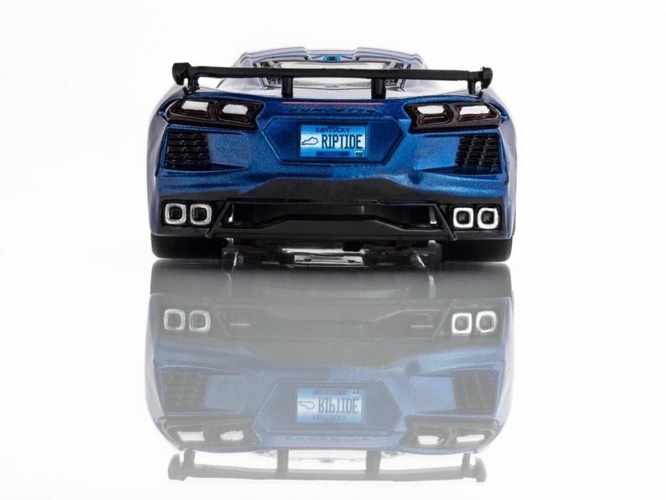 AFX Corvette C8 Riptide Metallic Blue Mega G + HO Slot Car 22094 | eBay